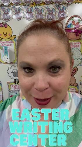 Easter Writing Center by Create Your Balance With Literacy | TPT