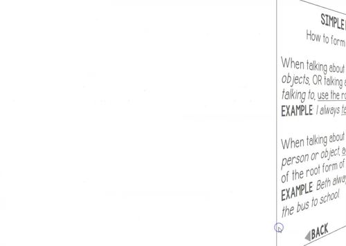 Simple Present Tense Verbs BOOM CARDS™ Teletherapy Distance Learning