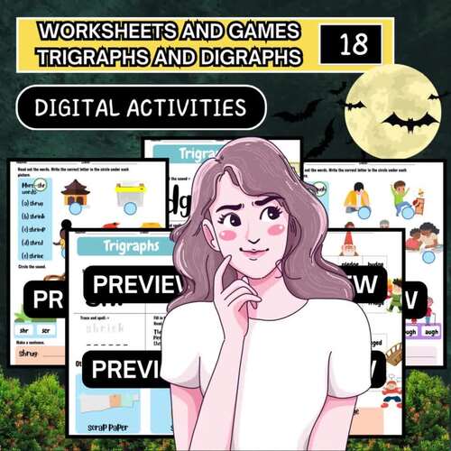 Advanced Phonics Resources – Worksheets and Games for Trigraphs and ...
