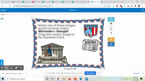 Jackson BOOM CARDS Review Game by Social Studies Success | TPT