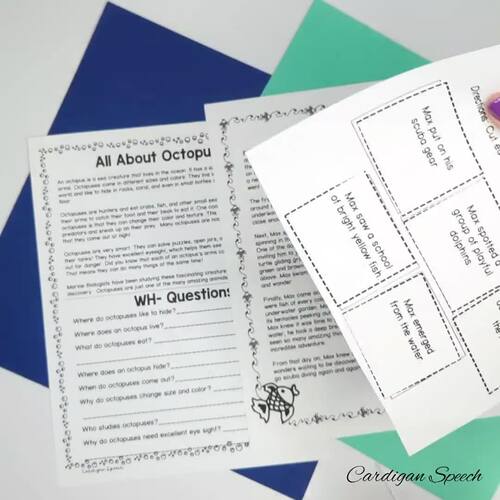 Summer Speech Therapy Language for Extended School Year (ESY) - Ocean ...