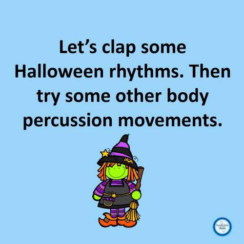 Halloween Music Lesson Poetry in the Grades k -3 Music Classroom