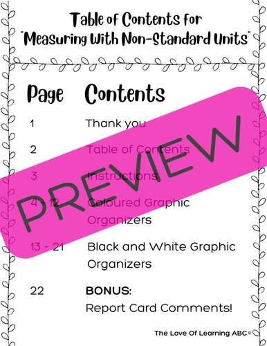 Measuring Using Non-Standard Linear Units - Grade 2 Measurement Math ...