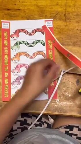 Chinese Lunar New Year Lantern Craft 2025 - Editable Hanging String ...