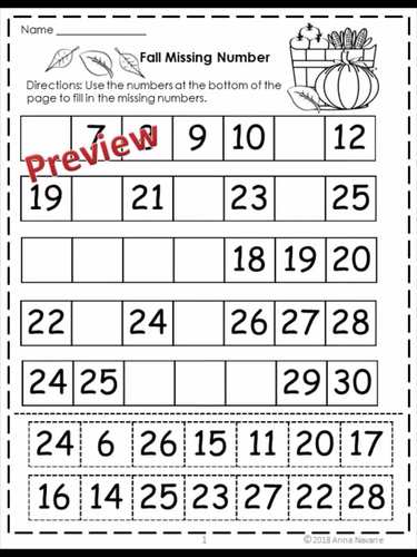 Fall Math Practice Pages by Anna Navarre | Teachers Pay Teachers
