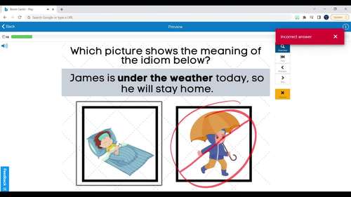 Idioms with Pictures Boom Cards by Little Hands on Learning | TpT