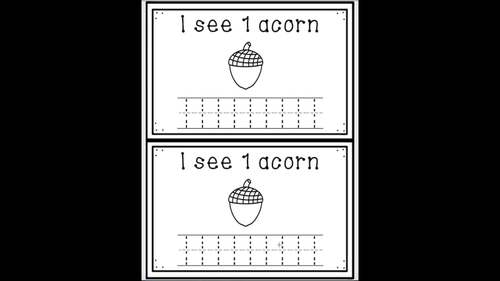 My Fall Counting Book by Courageous with Crayons | TpT