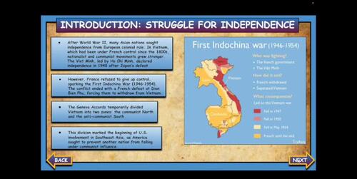 The Vietnam War Era. Unit 18 Complete.PowerPoints.Articles.Tests Notes.