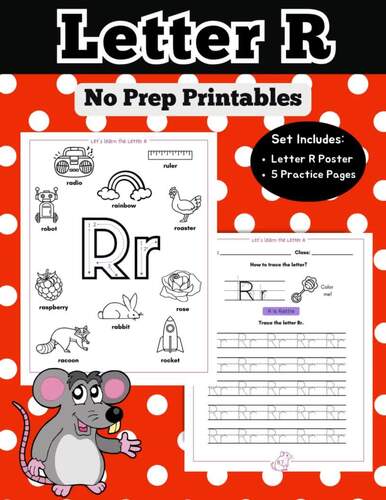 Letter R No Prep Printable / Letters Worksheets / Alphabet Activity ...