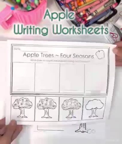Apples Graphic Organizers, How to Writing, Journal, Comparing {writing ...