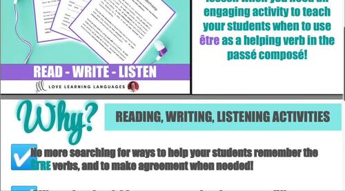 French Passé Composé With Être - Vandertramp - Listen, Read, Write in ...