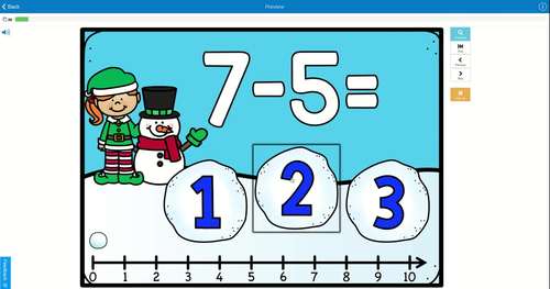 December Math First Grade Boom Cards | Distance Learning | TpT