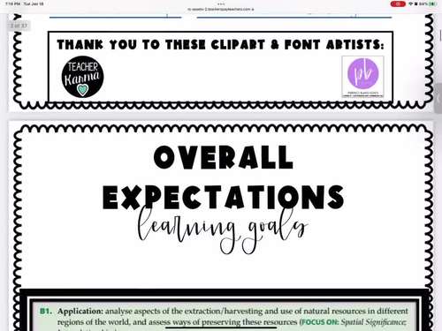 Ontario Grade 7 Geography Natural Resources Around The World for ...