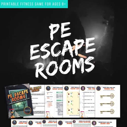 PE Escape Room Lesson Plans by PE Power Pack | TPT