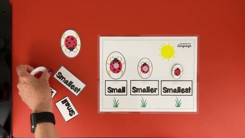 Small, Smaller, Smallest Ladybug Size Ordering Activity, Compare Sizes ...