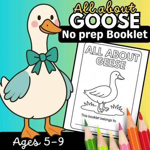 Goose class pet | Geese Activities | Farm Animal Worksheets | Goose ...