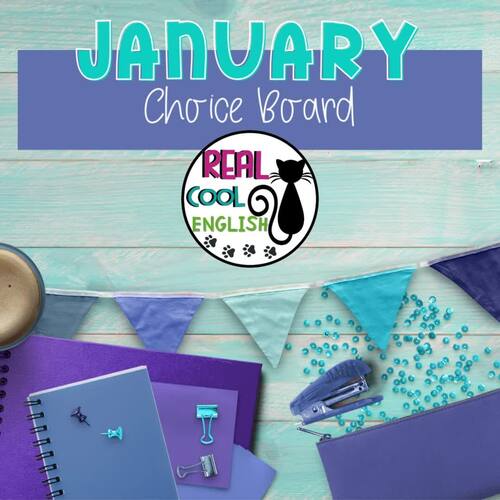 January Choice Board for Early Finishers, Back to School After Winter ...