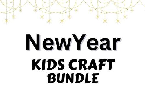 New Year Kids Craft Bundle | Printable New Year Activities for Kids ...