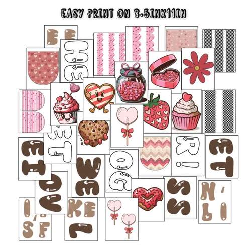 Valentine's Day Bulletin Board Kit Groovy Kindness Classroom Decor