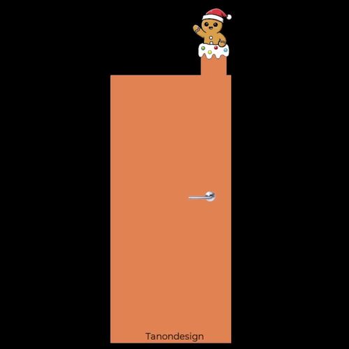 Large Gingerbread Christmas Classroom Door Decor, Decor Kit, Activity ...