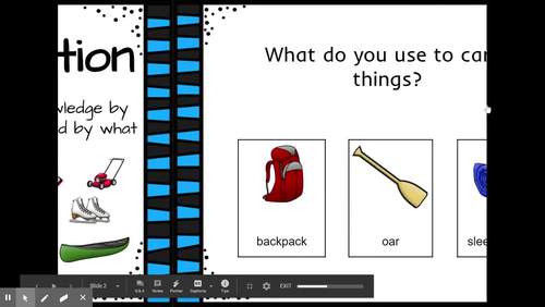 Describing-Object Function-GOOGLE SLIDES-40 cards by The Multisensory SLP