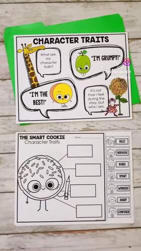 Character Traits Picture Book Read Aloud Activities - Book Companions