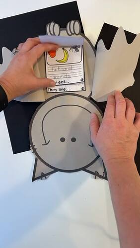 Bat Craft Informative Fall Craft Nocturnal Animals All About Bats ...