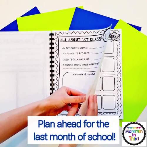 End of the Year Memory Book l 4th Grade End of the Year Activity Booklet