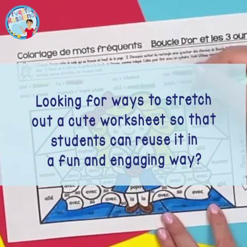 French Fairy Tales Color by Code 3D | Boucle D'Or et les 3 ours conte ...