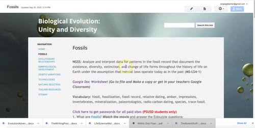 Biological Evolution: Unity & Diversity NGSS by Ms Gallacher | TPT