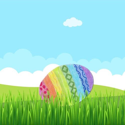 Easter Egg Craft & Card Bilingual Bundle: HELLO SPRING Art Project ...