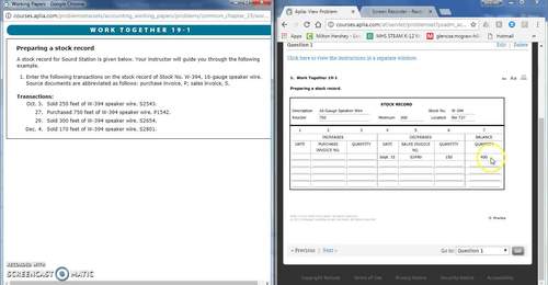 Accounting 9E- 19.1 Work Together by Crazy About Accounting | TPT