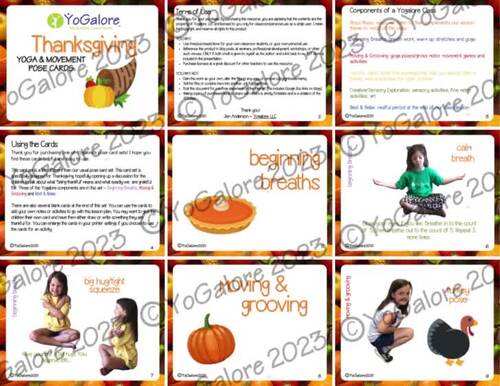 Thanksgiving Mini Bundle – Yoga, Gratitude, and Dot Marker Activities ...
