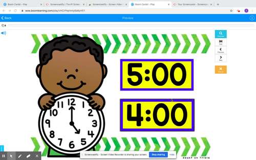 Digital Telling Time Math BOOM CARDS | First Grade Review by Count on ...