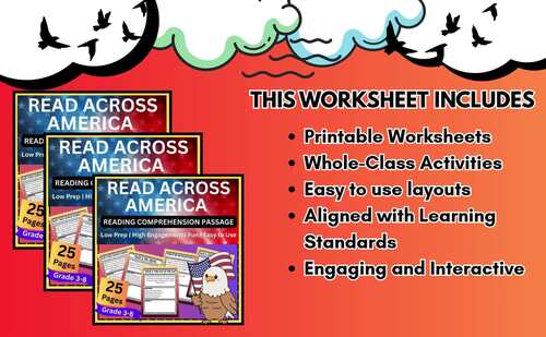 Differentiated Read Across America Reading Passages | Grades 3–8 ...