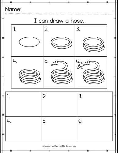 Directed Drawing Letter Hh Alphabet Worksheet Phonics Printable | TPT