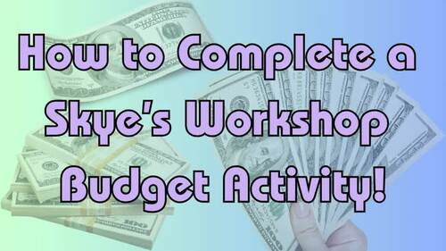#6 Design a New Town Budget Savings Math Project Activity Critical ...