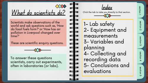 Introduction to the science lab digital notebook (KS3) by CMGs Science ...