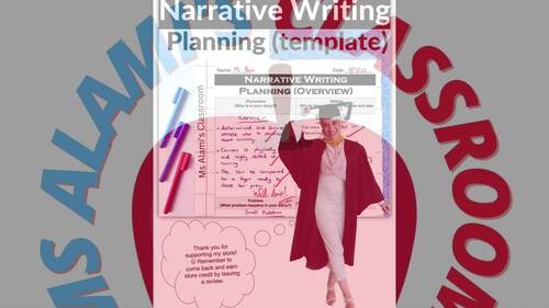 Narrative Writing Planning Templates by Ms Alami's Classroom | TPT