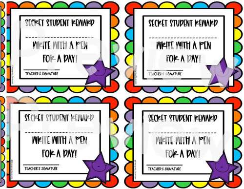 Secret Student Behavior Management Activities BUNDLE by Designing Diversely