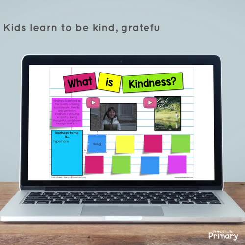 World Kindness Day Week Gratitude Activities Journal Social Skills SEL ...