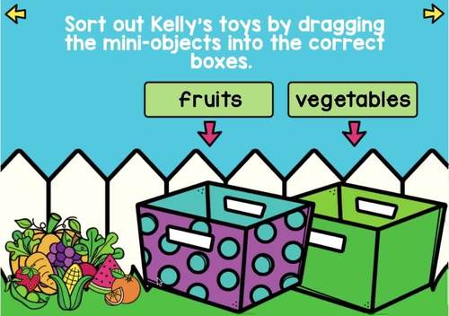 Kelly's Clean-Up: Category Sorting - BOOM Cards™ by Teacher Camille