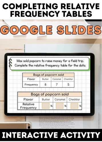 Relative Frequency Tables | Google Slides | Data & Probability Practice