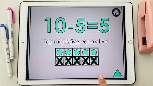 Digital Subtraction Facts | Made for PowerPoint™ & Google Slides™