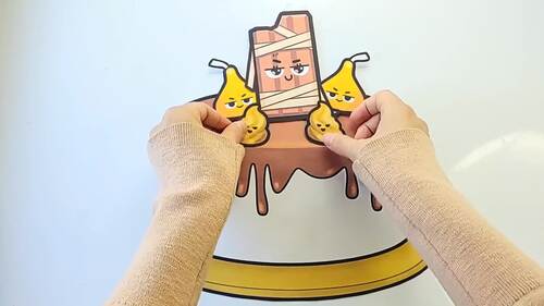 Halloween Name Craft October Coloring Mummy Frankenstein Candy Cut & Paste