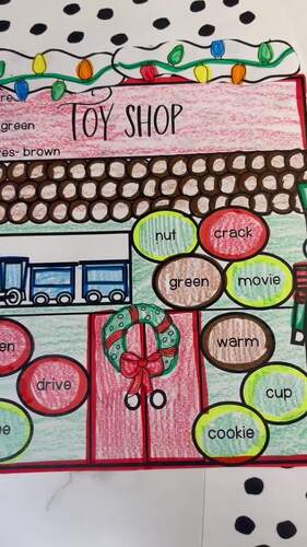 Christmas Parts of Speech Craft by The Teaching Diva Corner | TPT