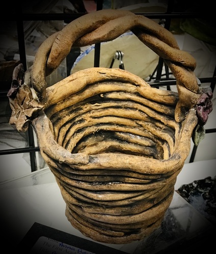 Ceramic Coil Basket 2-How to Add a Rim and Handle by ArtCyDust | TPT