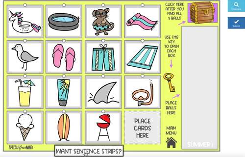 Summer Boom™ Cards Treasure Game | Summer Cariboo™ Style Game | TPT