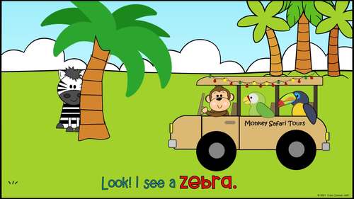 Monkey Safari Tours | Interactive Slide Show | Early Intervention | AAC ...
