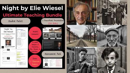 Night by Elie Wiesel: Ultimate Teaching Bundle by Online Educators Corner